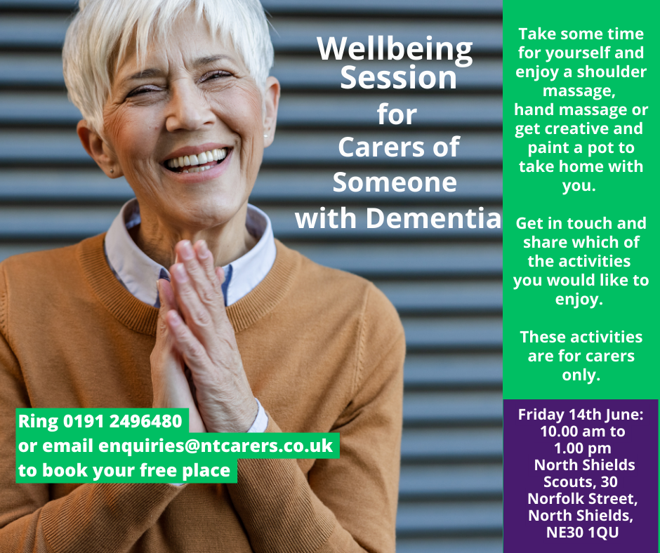 Carers Week - Dementia Carers Wellbeing Session - Home